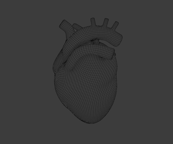 ArtStation - HUMAN HEART LOW POLY GAME READY | Game Assets