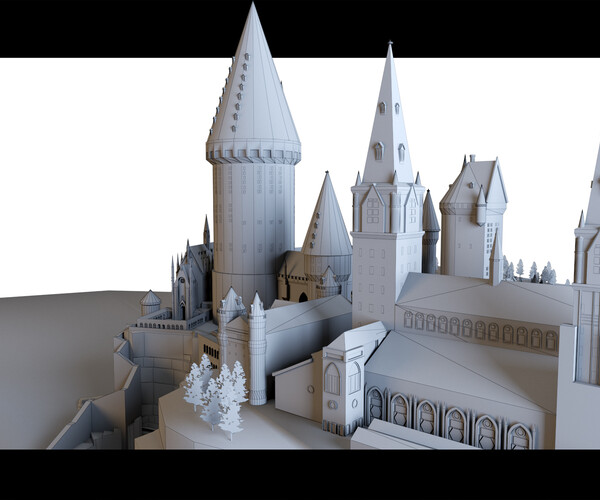 ArtStation - Hogwarts- 3d Model | Resources