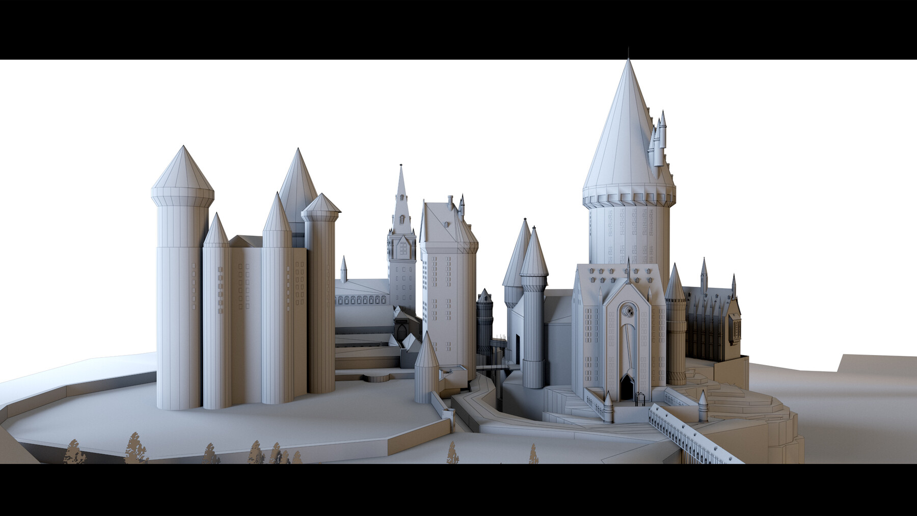 ArtStation - Hogwarts- 3d Model | Resources
