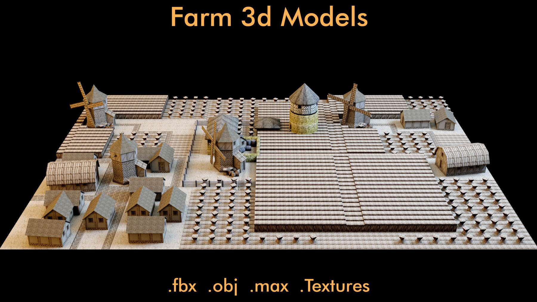 ArtStation - Farm- 3d Model | Resources
