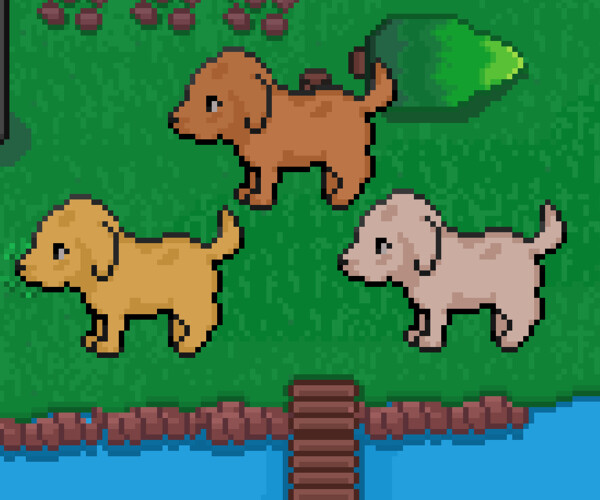 ArtStation - Pixel Dog Aimations 2 | Game Assets