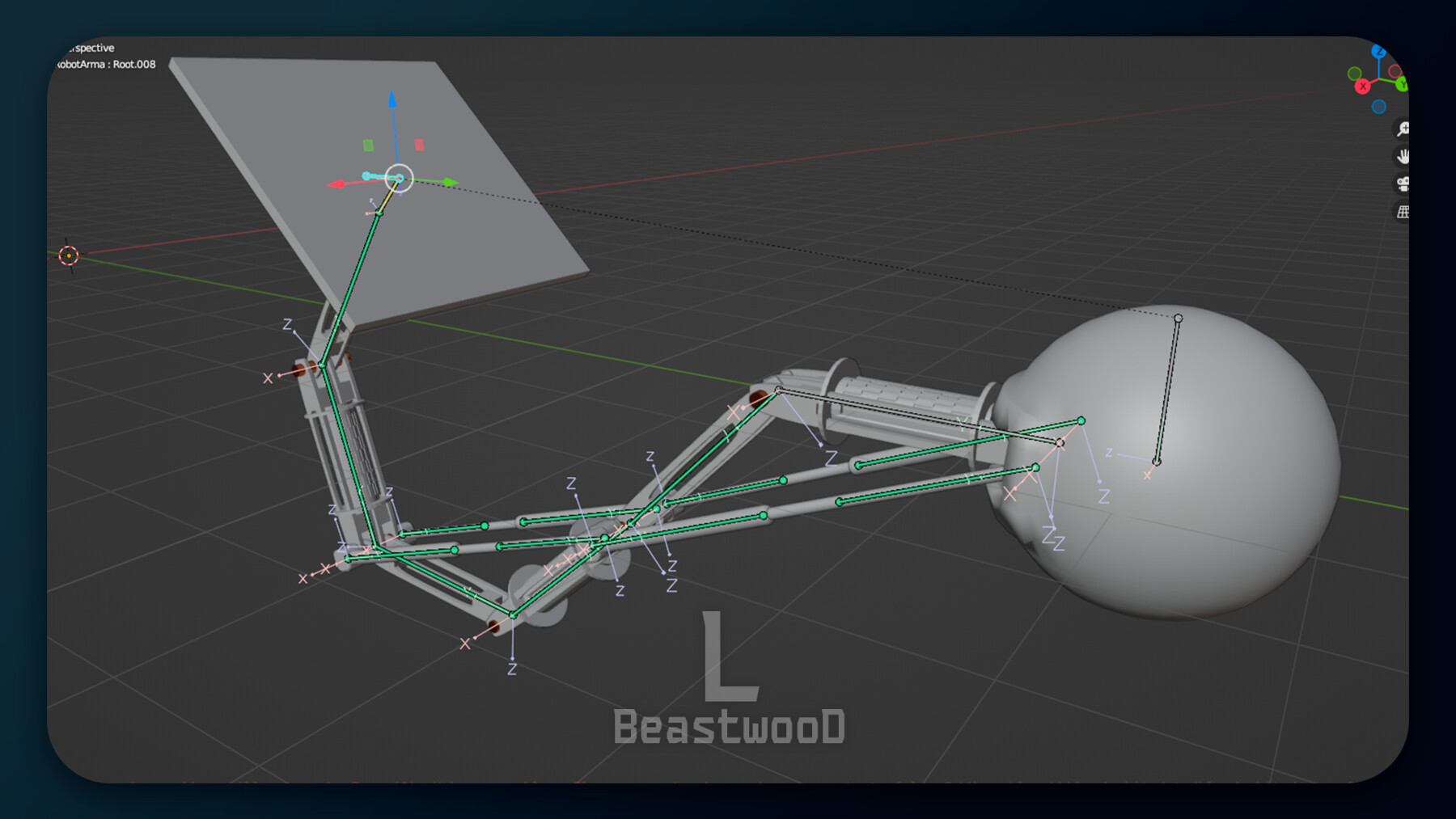 ArtStation - Mechanical Robot Arm Arena Builder Rigged | Game Assets