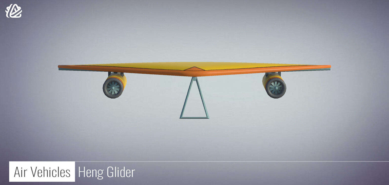 ArtStation - Hang Glider - 3D Air Vehicles | Game Assets