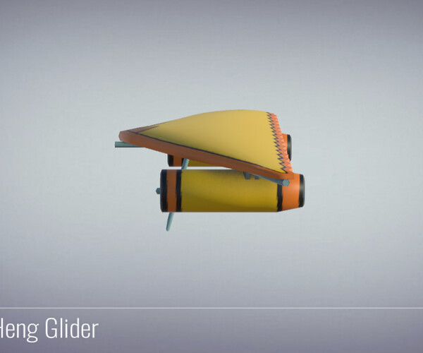 ArtStation - Hang Glider - 3D Air Vehicles | Game Assets