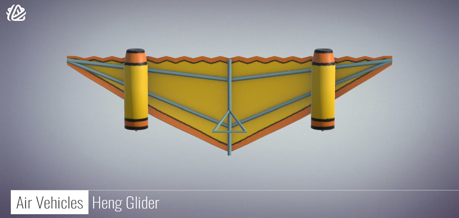 ArtStation - Hang Glider - 3D Air Vehicles | Game Assets