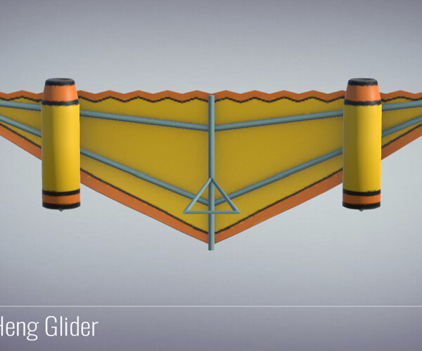 ArtStation - Hang Glider - 3D Air Vehicles | Game Assets