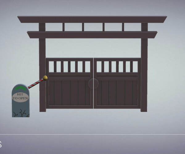 ArtStation - 3D Gates - Exterior | Game Assets