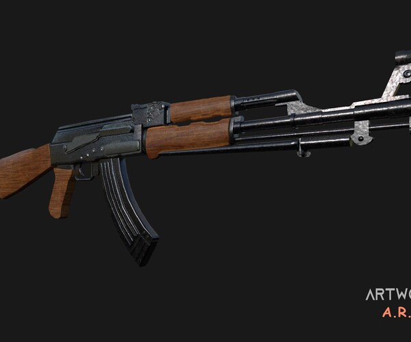 ArtStation - Ak-47 High Poly Model | Resources