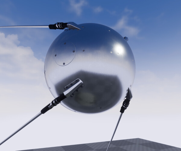 ArtStation - Sputnik-1 | Game Assets