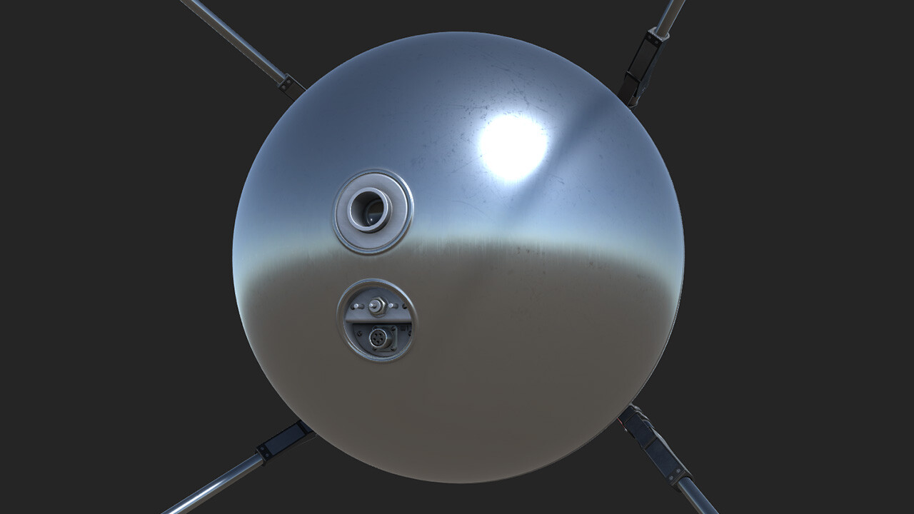 ArtStation - Sputnik-1 | Game Assets
