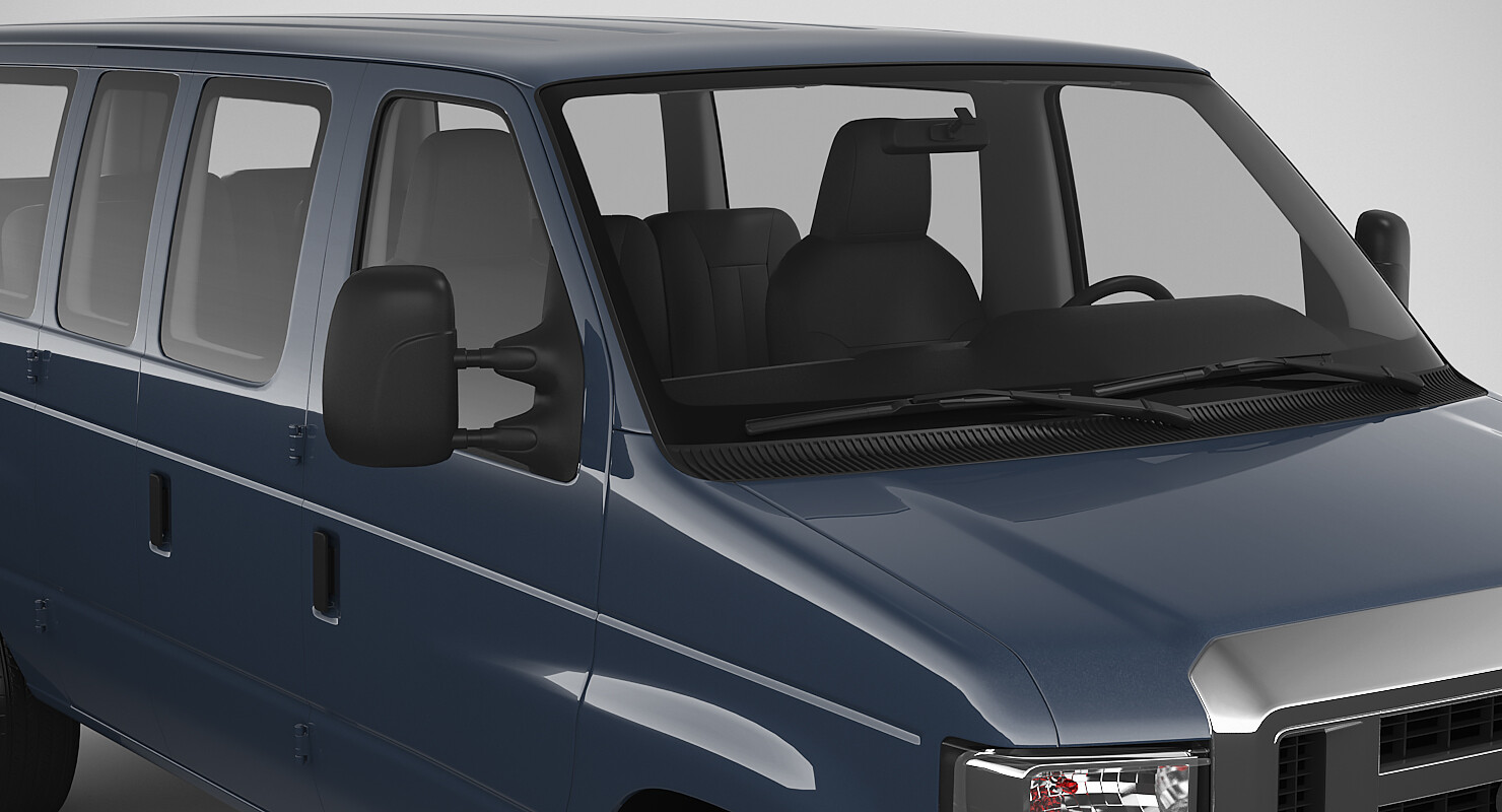 ArtStation - Ford E-Series E-350 Passenger Van | Resources