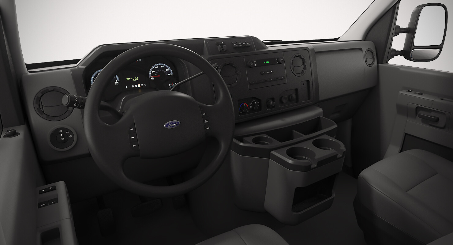 ArtStation - Ford E-Series E-350 Passenger Van | Resources