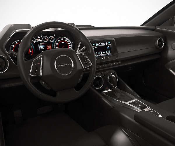 ArtStation - Chevrolet Camaro ZL1 2018 with Interior | Resources