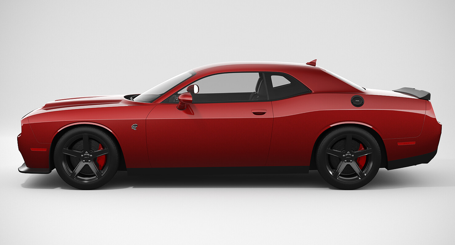 ArtStation - Dodge Challenger Hellcat 2019 | Resources