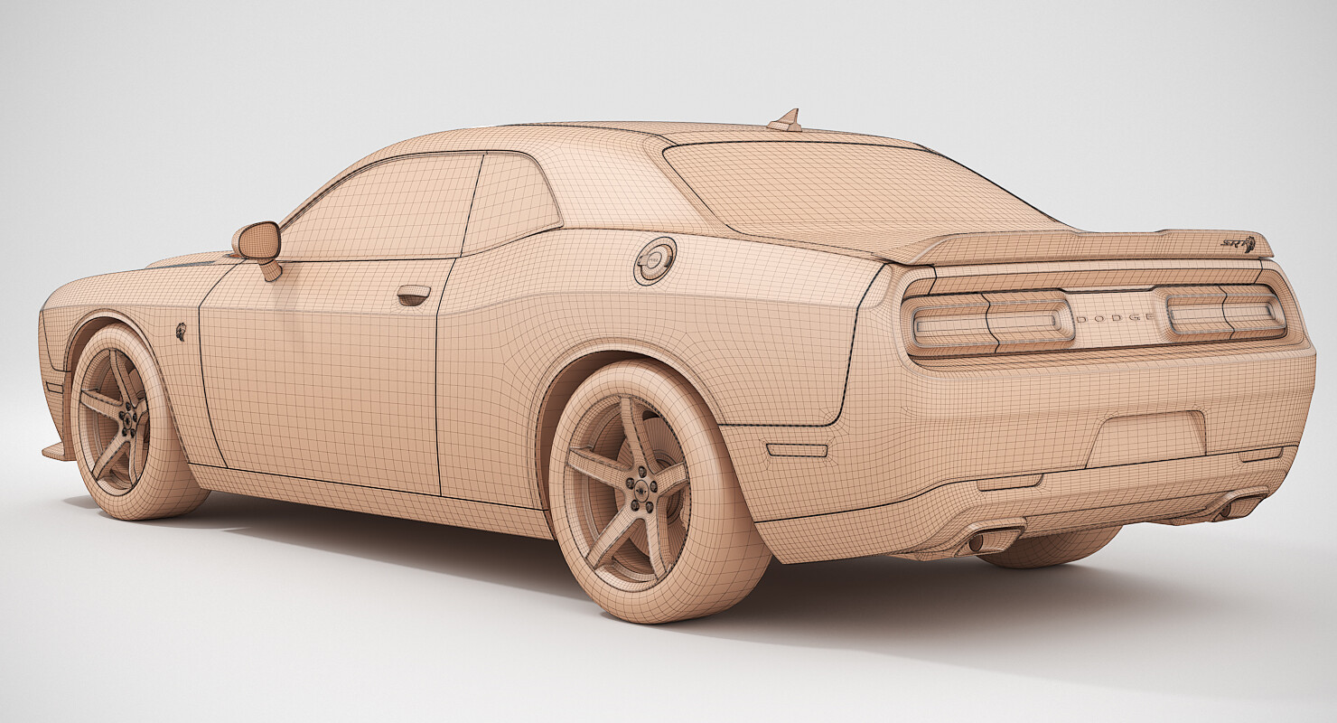 ArtStation - Dodge Challenger Hellcat 2019 | Resources