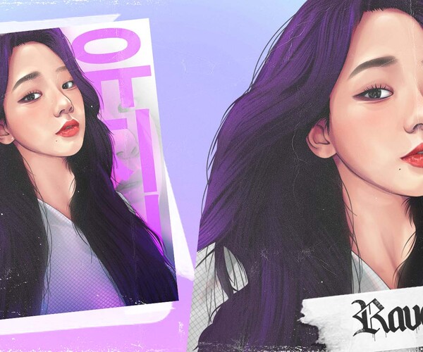 ArtStation - AESPA Karina Poster Art (PNG Clipart Included) | Artworks