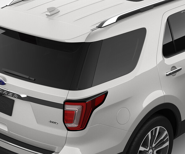 ArtStation - Ford Explorer 2019 | Resources