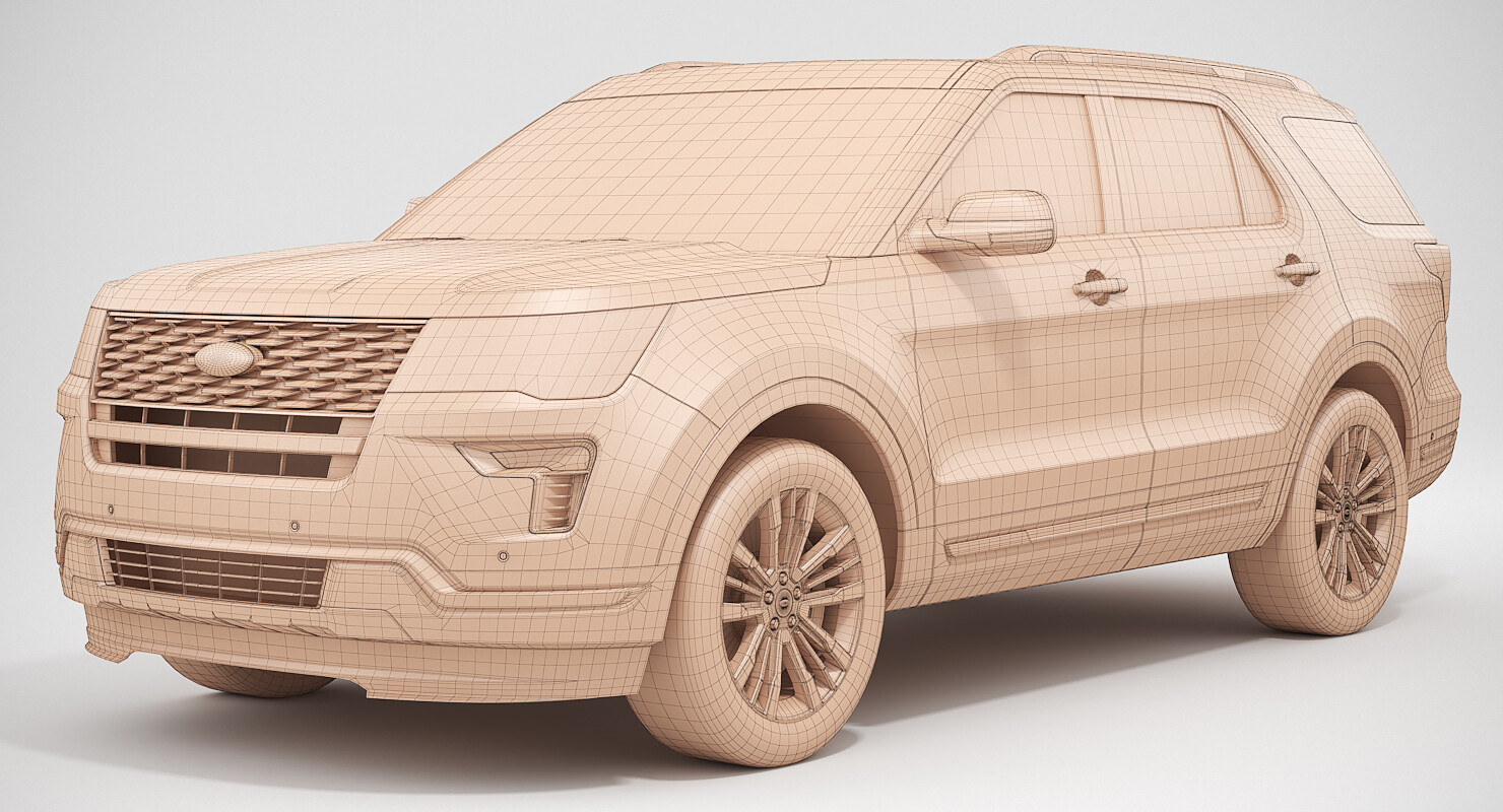 ArtStation - Ford Explorer 2019 | Resources