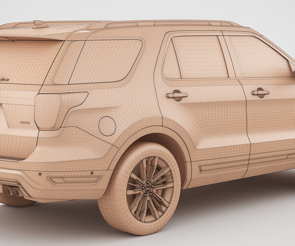 ArtStation - Ford Explorer 2019 | Resources