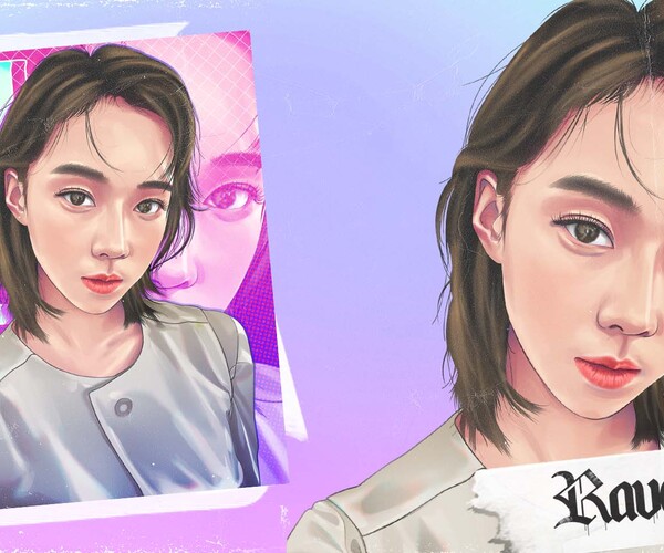 ArtStation - AESPA Winter Vector Art 2 | Artworks