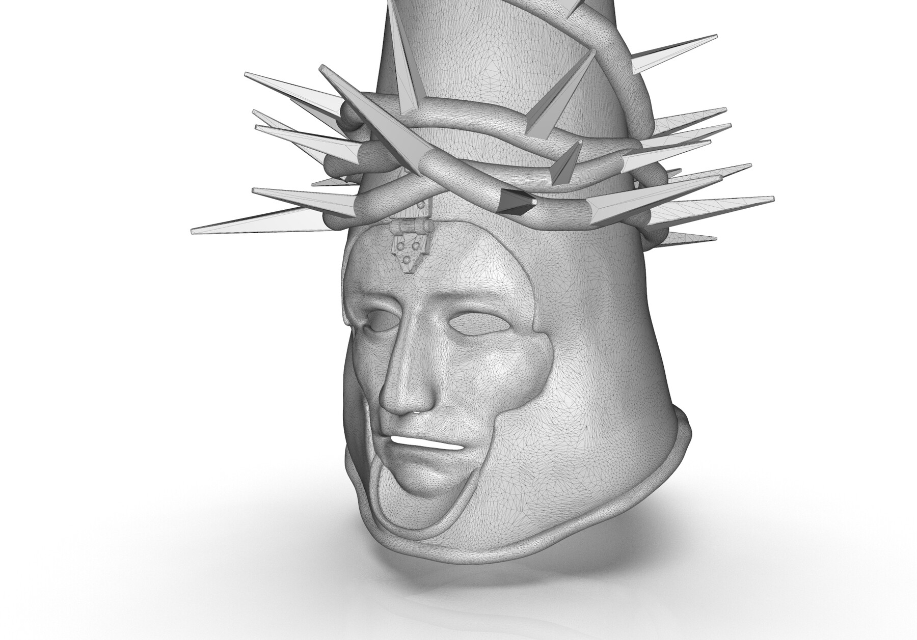 ArtStation - The Penitent One Helmet Blasphemous Stoic Mask | Resources