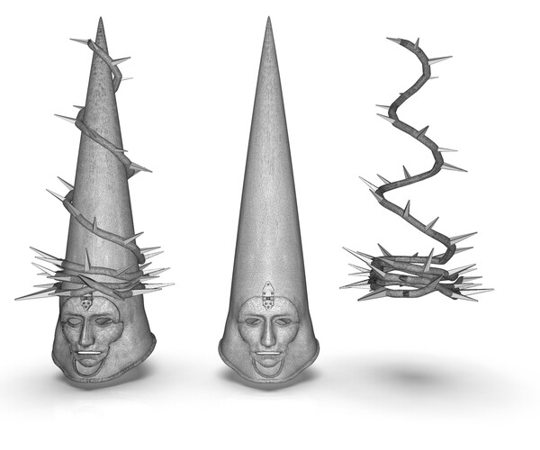 ArtStation - The Penitent One Helmet Blasphemous Stoic Mask | Resources