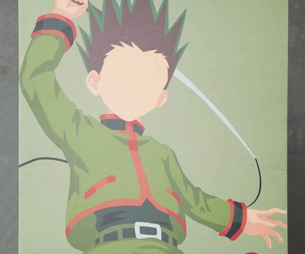 ArtStation - Hunter X Hunter Gon Freecs ,Instant Download,Minimalist ...