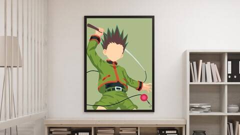 ArtStation - Hunter X Hunter Gon Freecs ,Instant Download,Minimalist ...