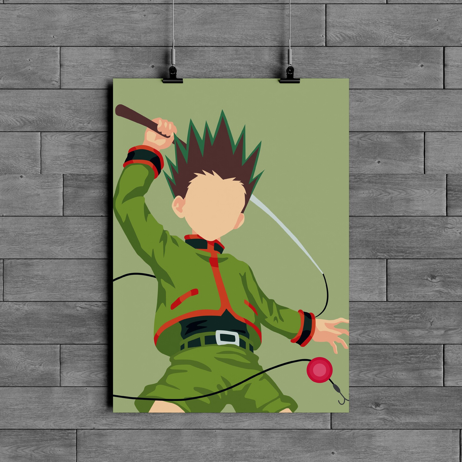 ArtStation - Hunter X Hunter Gon Freecs ,Instant Download,Minimalist ...