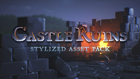 ArtStation - Stylized Castle Ruins Asset Pack ( Unreal Engine 5 ...