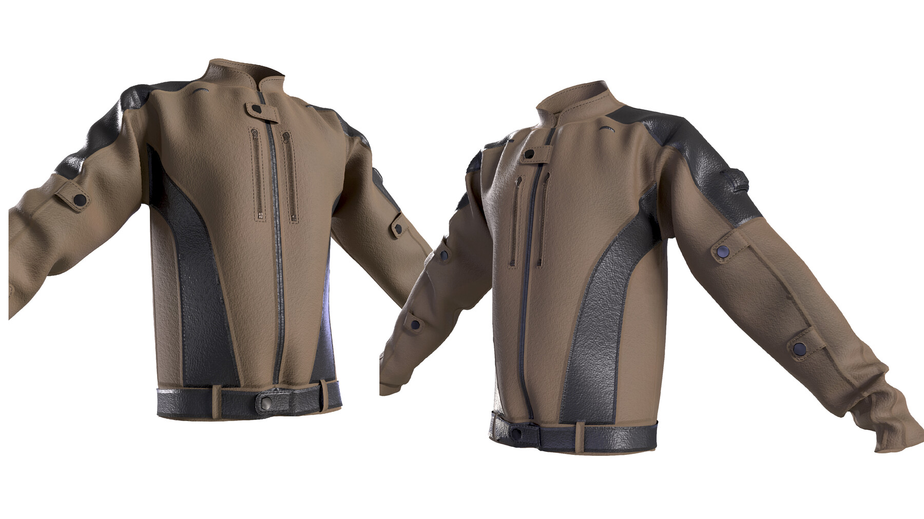 ArtStation - 3 Jackets male outfit | Game Assets