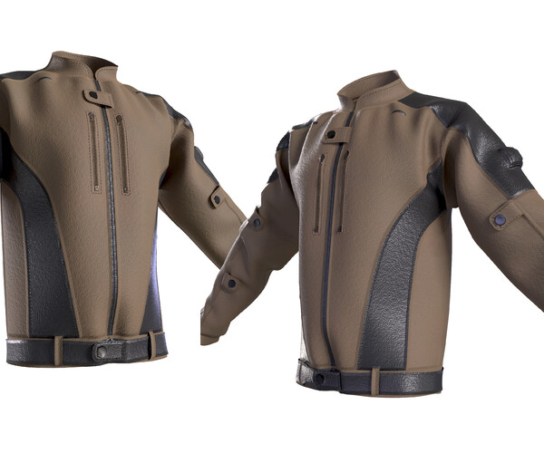 ArtStation - 3 Jackets male outfit | Game Assets