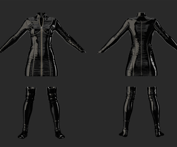 ArtStation - FREE Dress. Marvelous Designer/Clo3d project | Resources