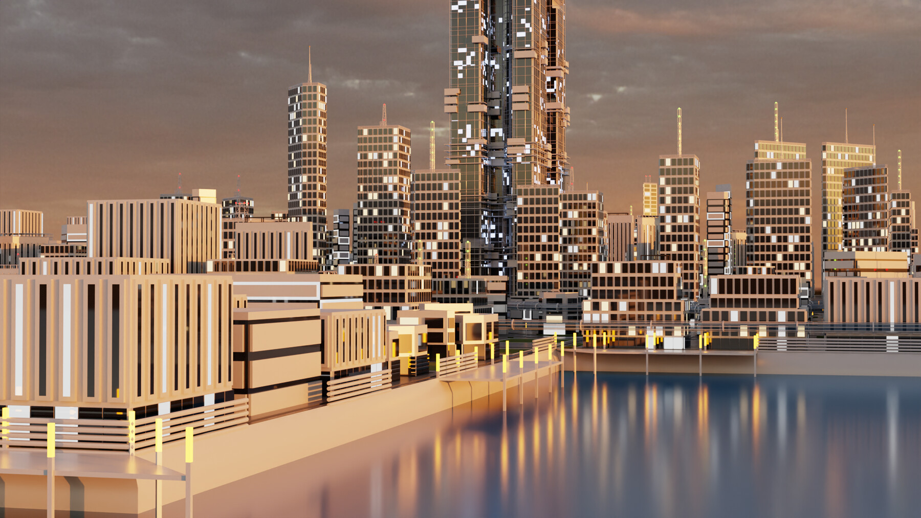ArtStation - Cityscape 3001 | Resources