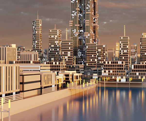 ArtStation - Cityscape 3001 | Resources