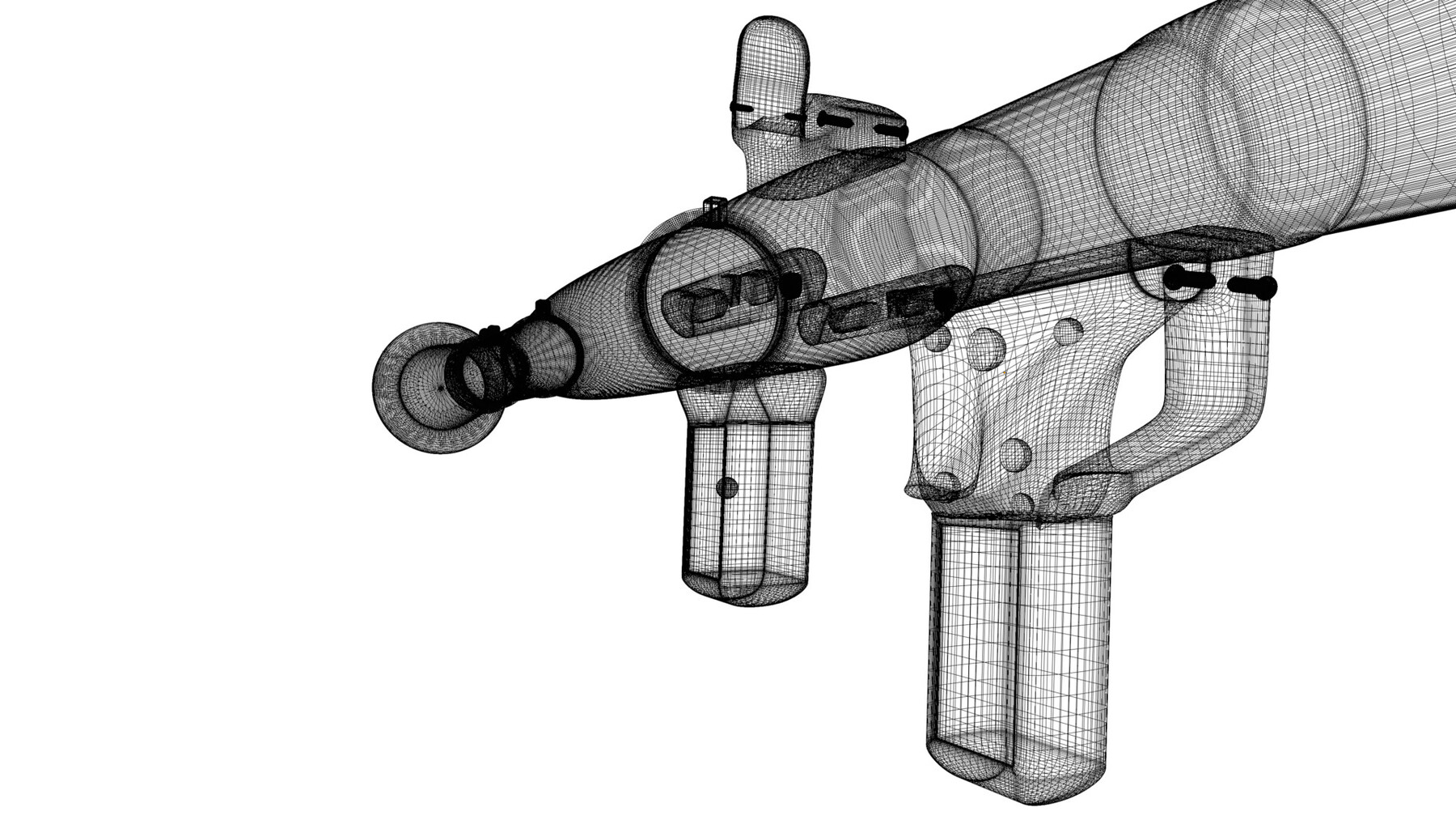 ArtStation - RPG 7 Rocket Grenade Launcher | Game Assets