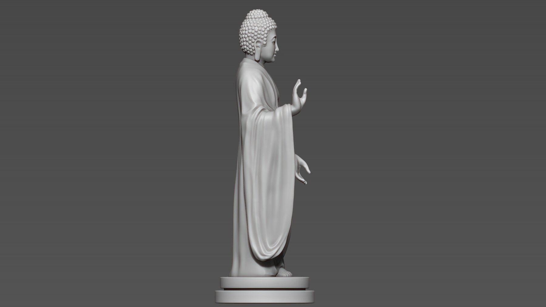 ArtStation - Buddha Standing 3D print model | Resources