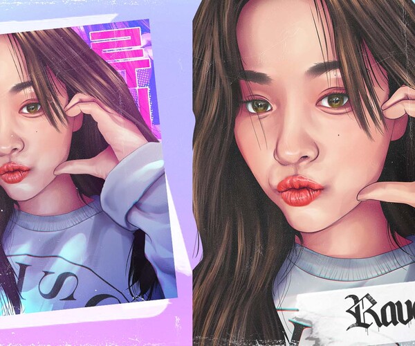 ArtStation - ITZY Ryujin Vector Art 7 | Artworks