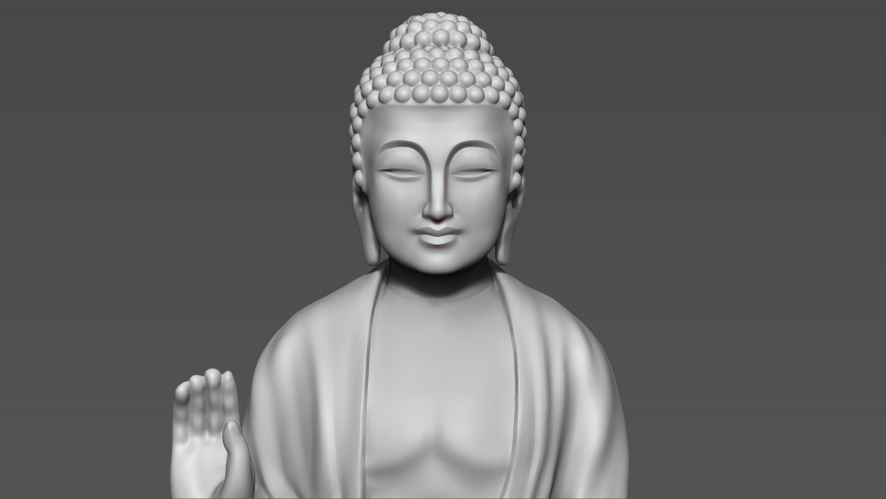 ArtStation - Buddha Standing 3D print model | Resources