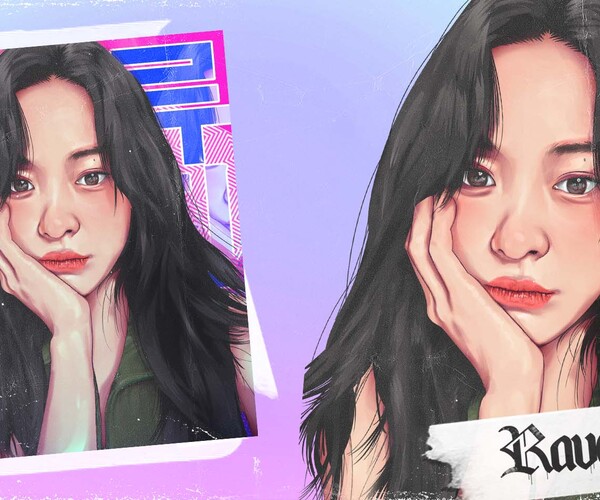 ArtStation - ITZY Ryujin Vector Art 9 | Artworks
