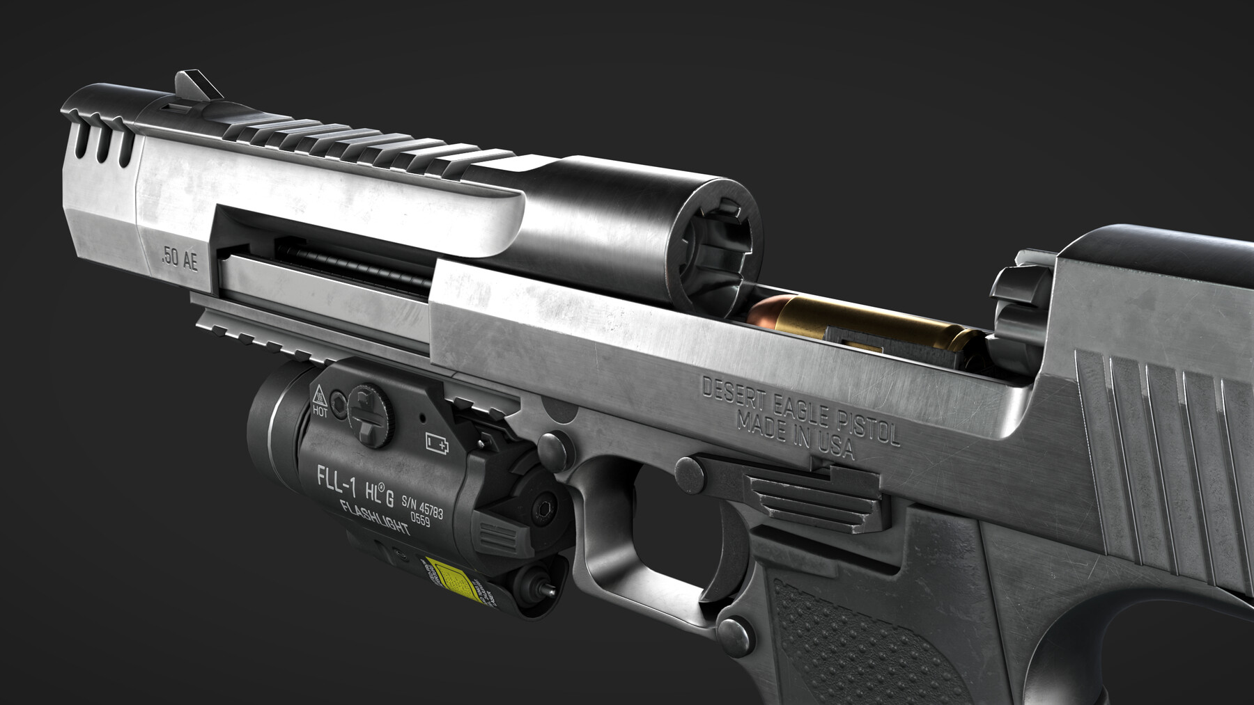 ArtStation - Desert Eagle XIX cal.50 | Game Assets