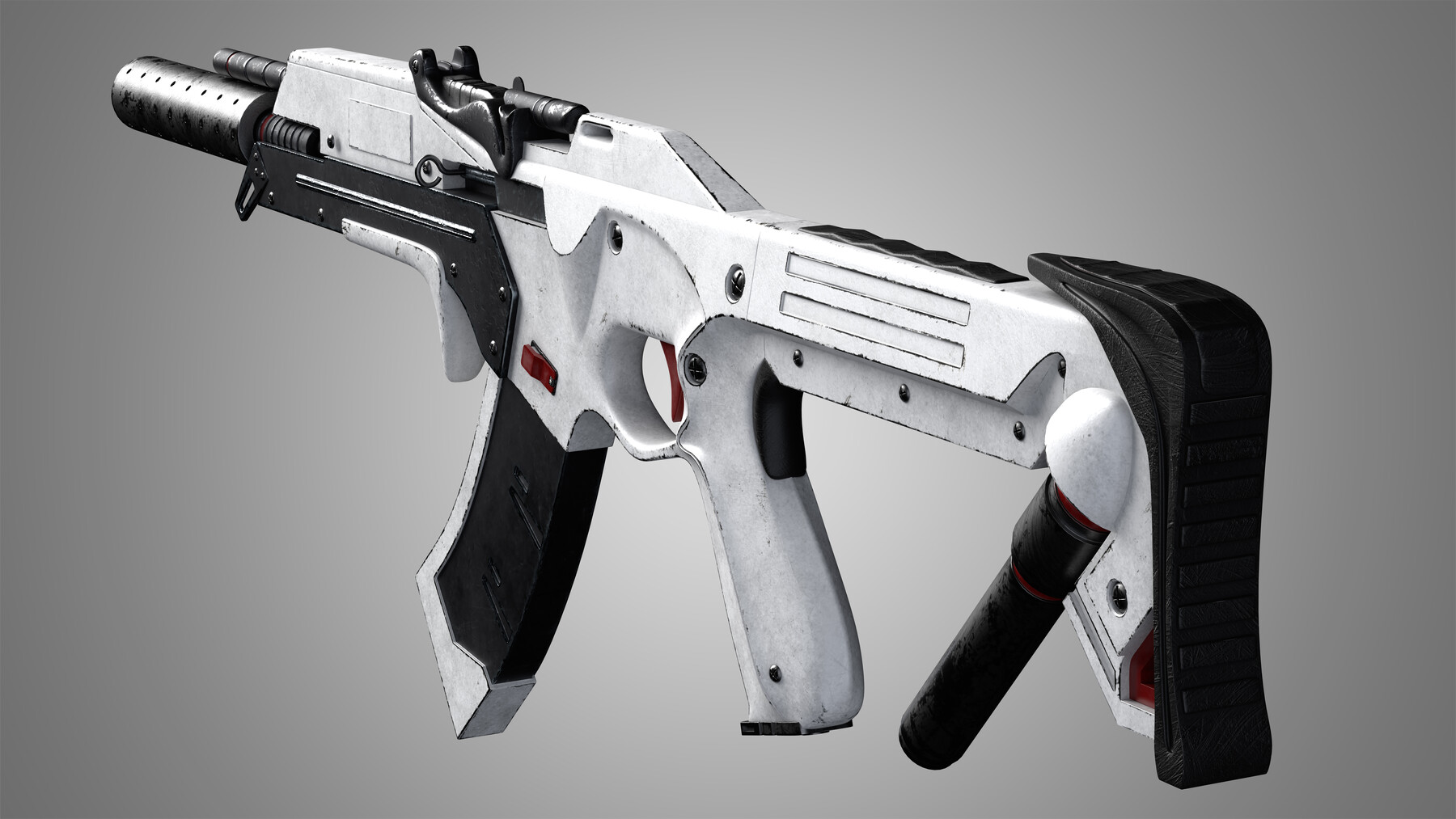 ArtStation - Sci-Fi Rifle 01 | Game Assets