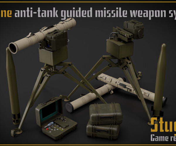 ArtStation - Stugna-P Ukraine anti-tank guided missile weapon system ...