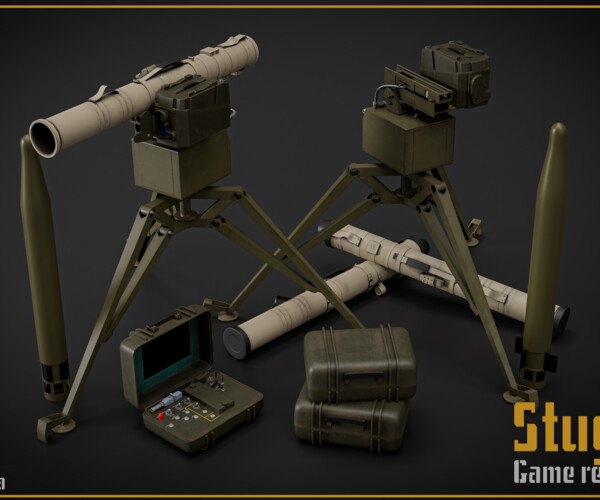 ArtStation - Stugna-P Ukraine anti-tank guided missile weapon system ...