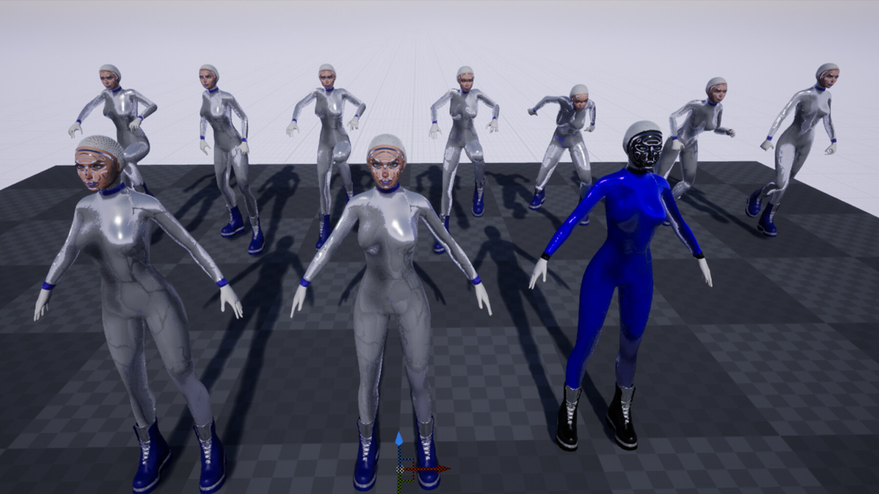 ArtStation - Cyber girl | Game Assets