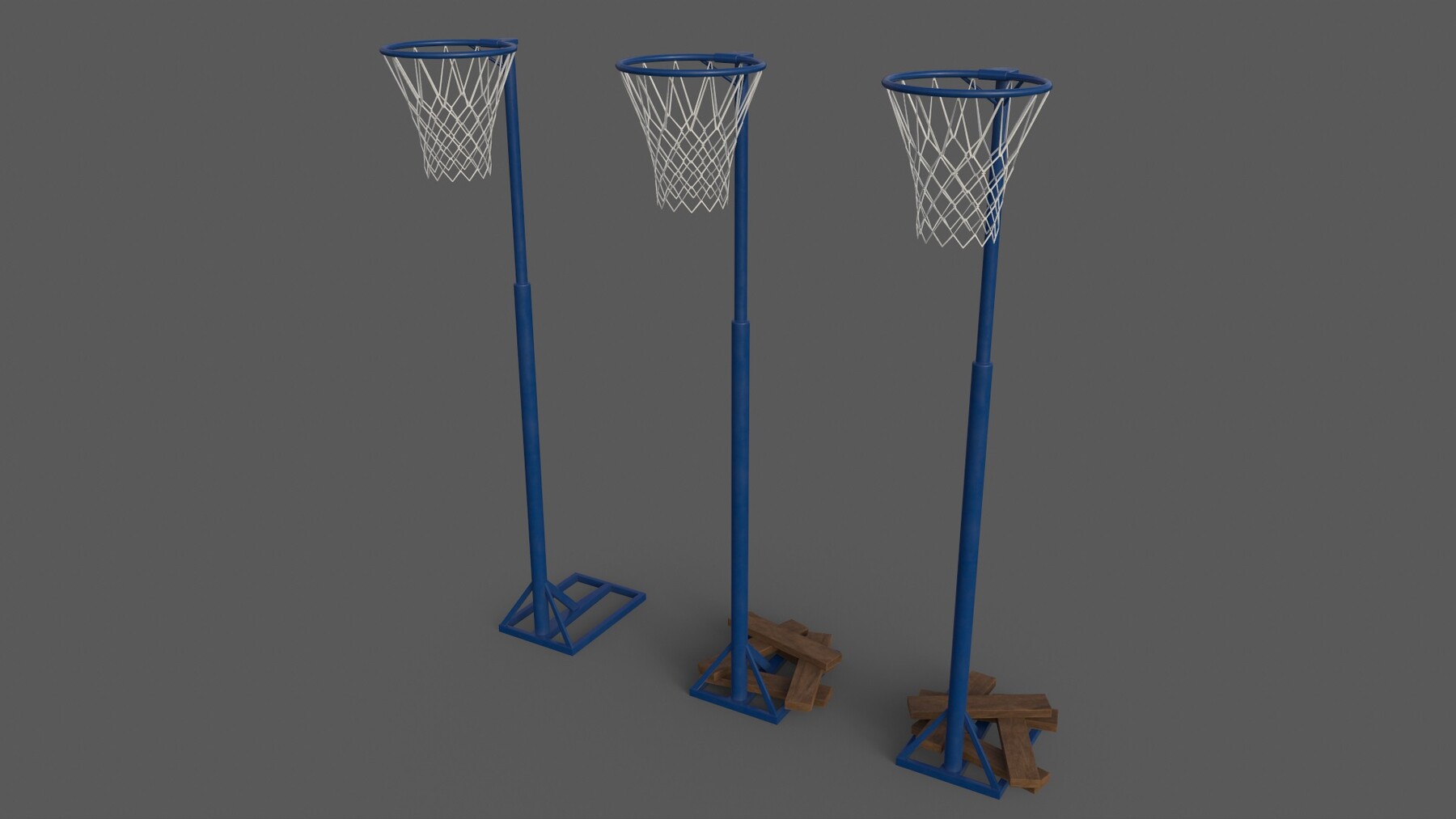 ArtStation - PBR Sports Goal Post and Net - Collection | Game Assets
