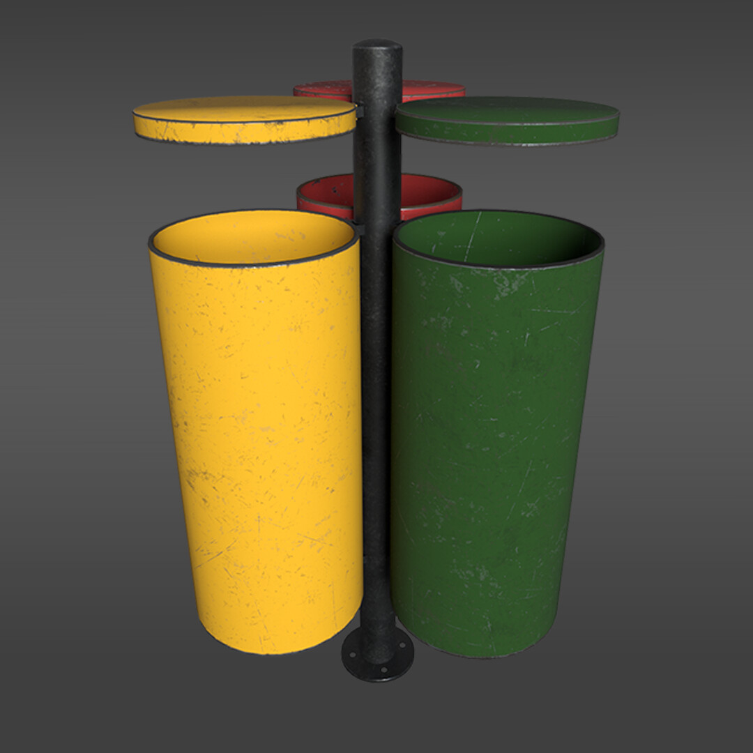 ArtStation - Basurero Ecologico Bristol | Game Assets