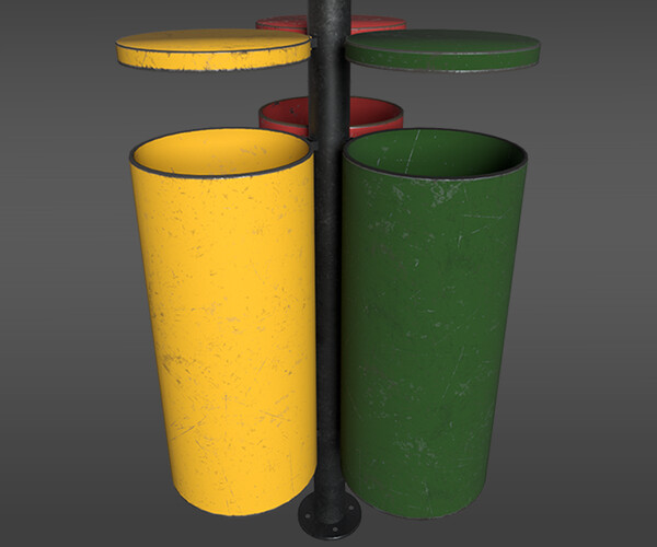 ArtStation - Basurero Ecologico Bristol | Game Assets