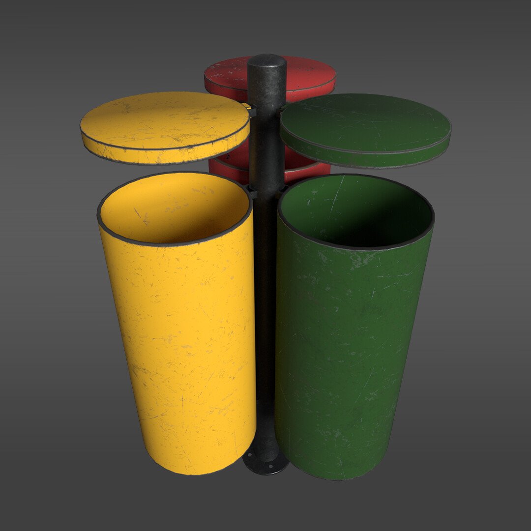 ArtStation - Basurero Ecologico Bristol | Game Assets