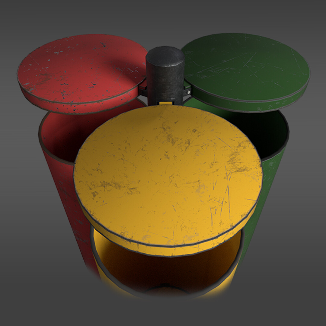 ArtStation - Basurero Ecologico Bristol | Game Assets